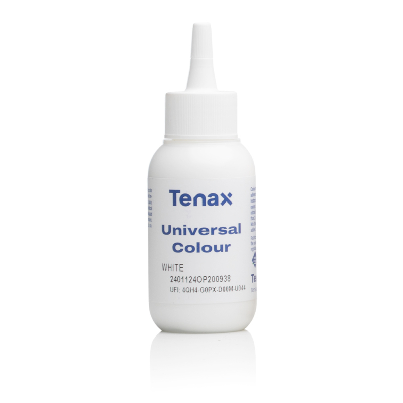 Tenax Universal Adhesive Colour Dye White 75ml | Tile Merchant