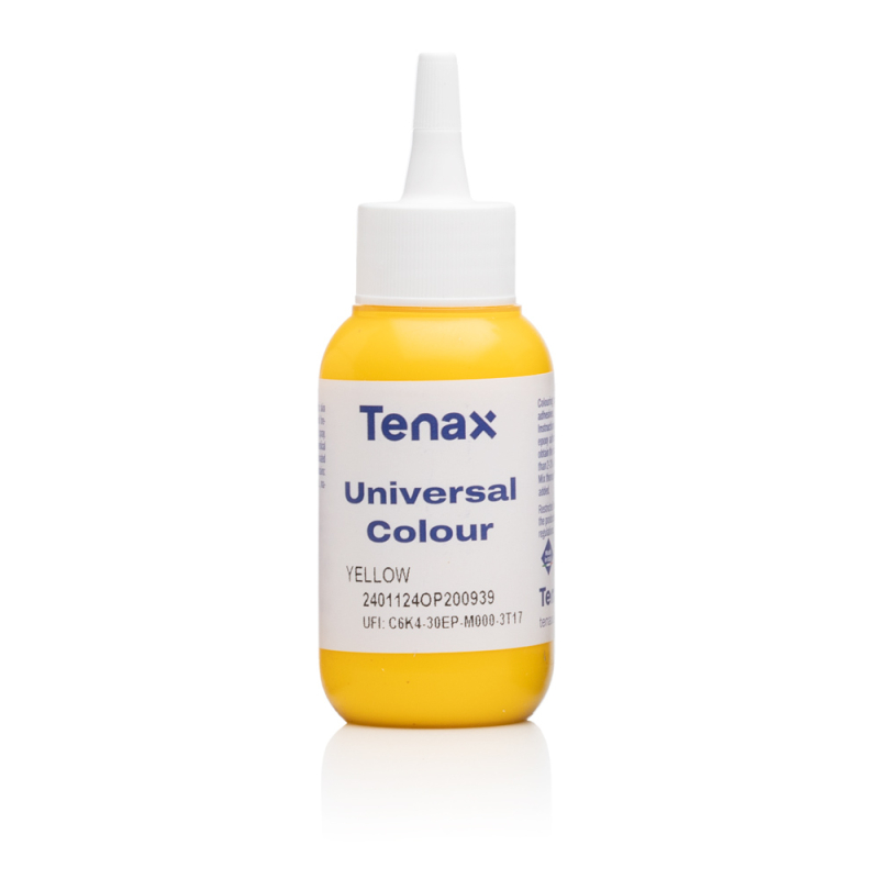 Tenax Universal Adhesive Colour Dye Yellow 75ml | Tile Merchant