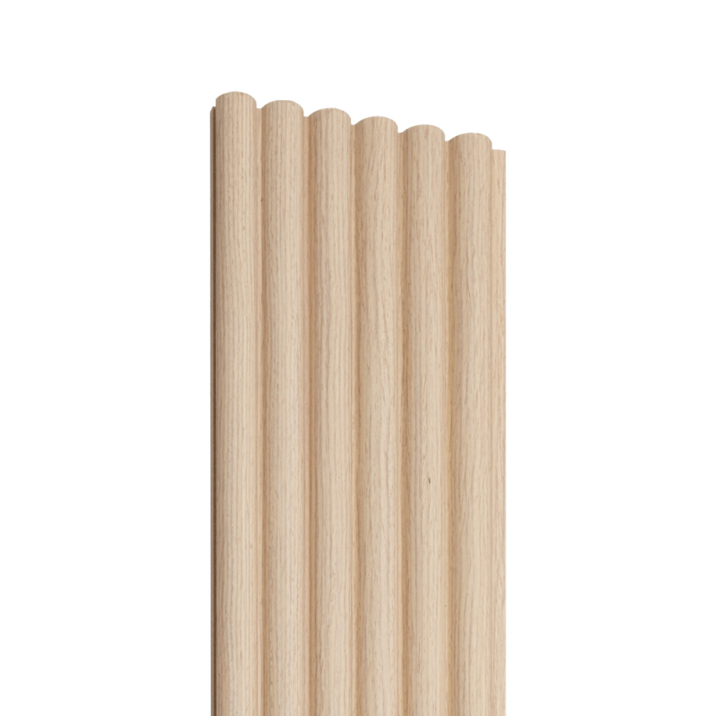 18mm Woodlux Bamboo Ash Wood Wall Panel 275x15cm | Tile Merchant