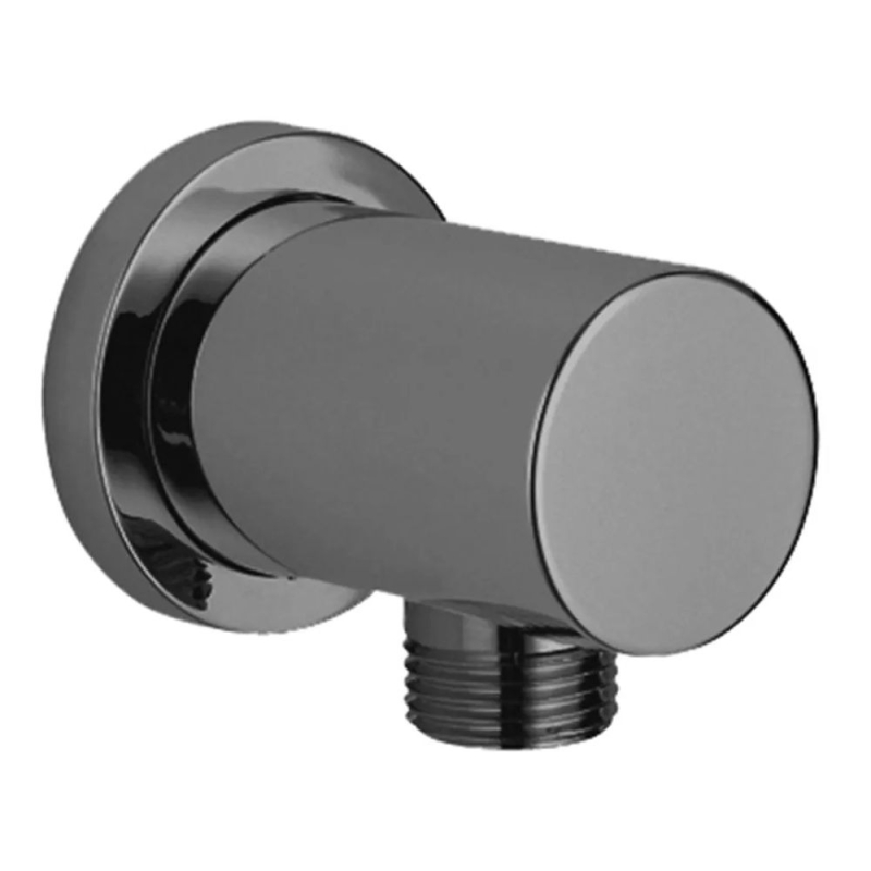 Round Gunmetal Grey Outlet Elbow | Tile Merchant