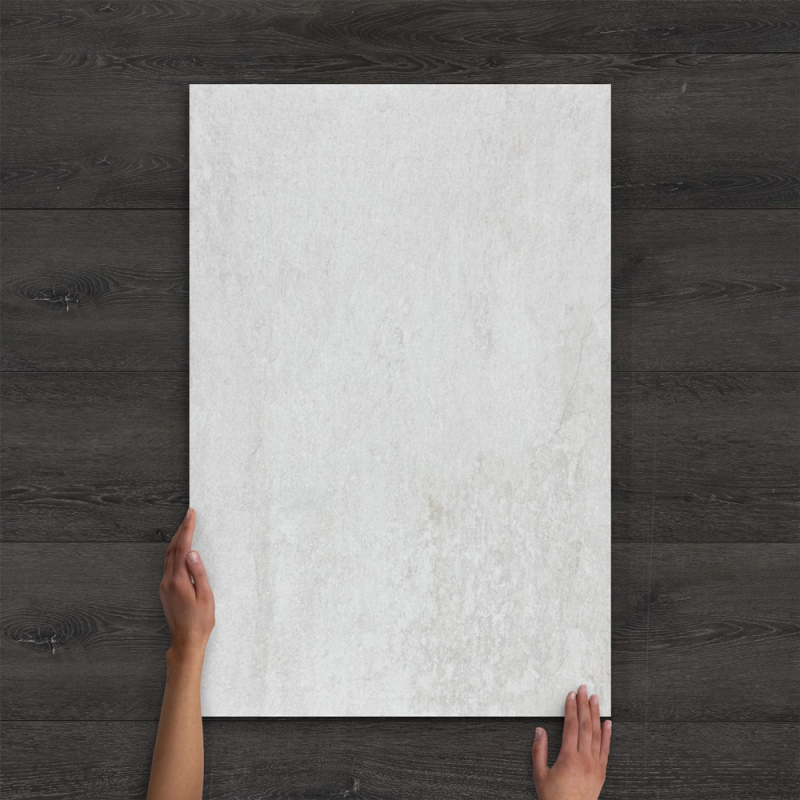 Avalon Marble-Effect White Matt Porcelain Tile 90x60cm