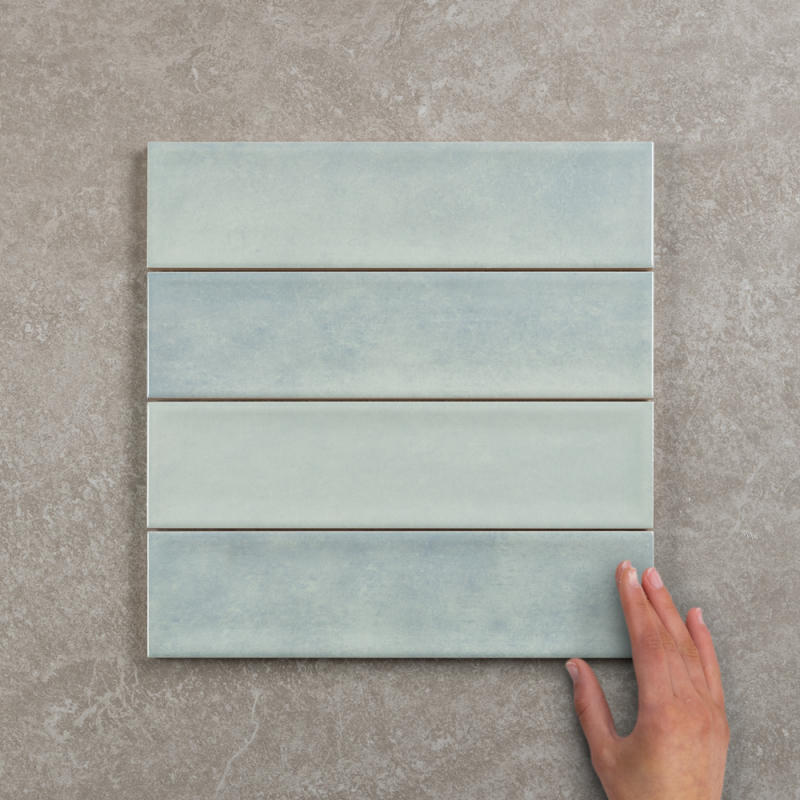 Nara Glass Gloss Ceramic Wall Tile 30x7.5cm | Tile Merchant