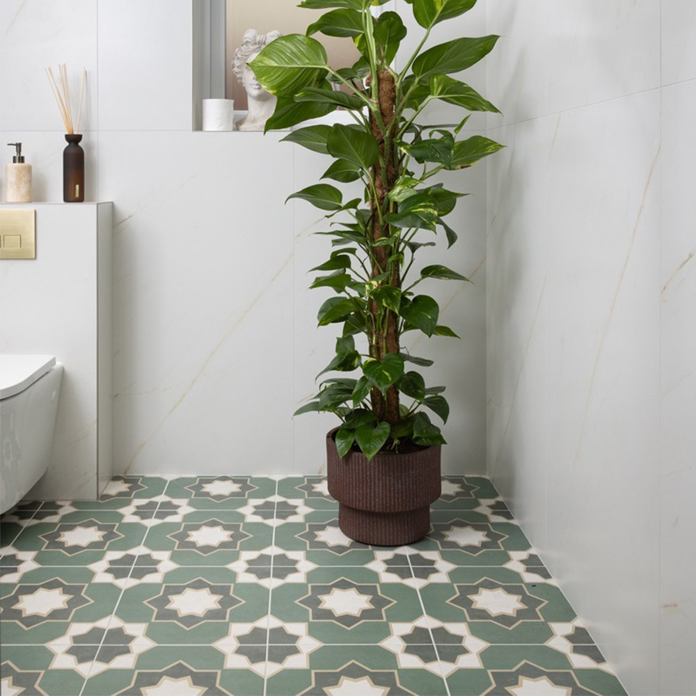 Izmir Olive Pattern Matt Porcelain Tile 33.3x33.3cm | Tile Merchant