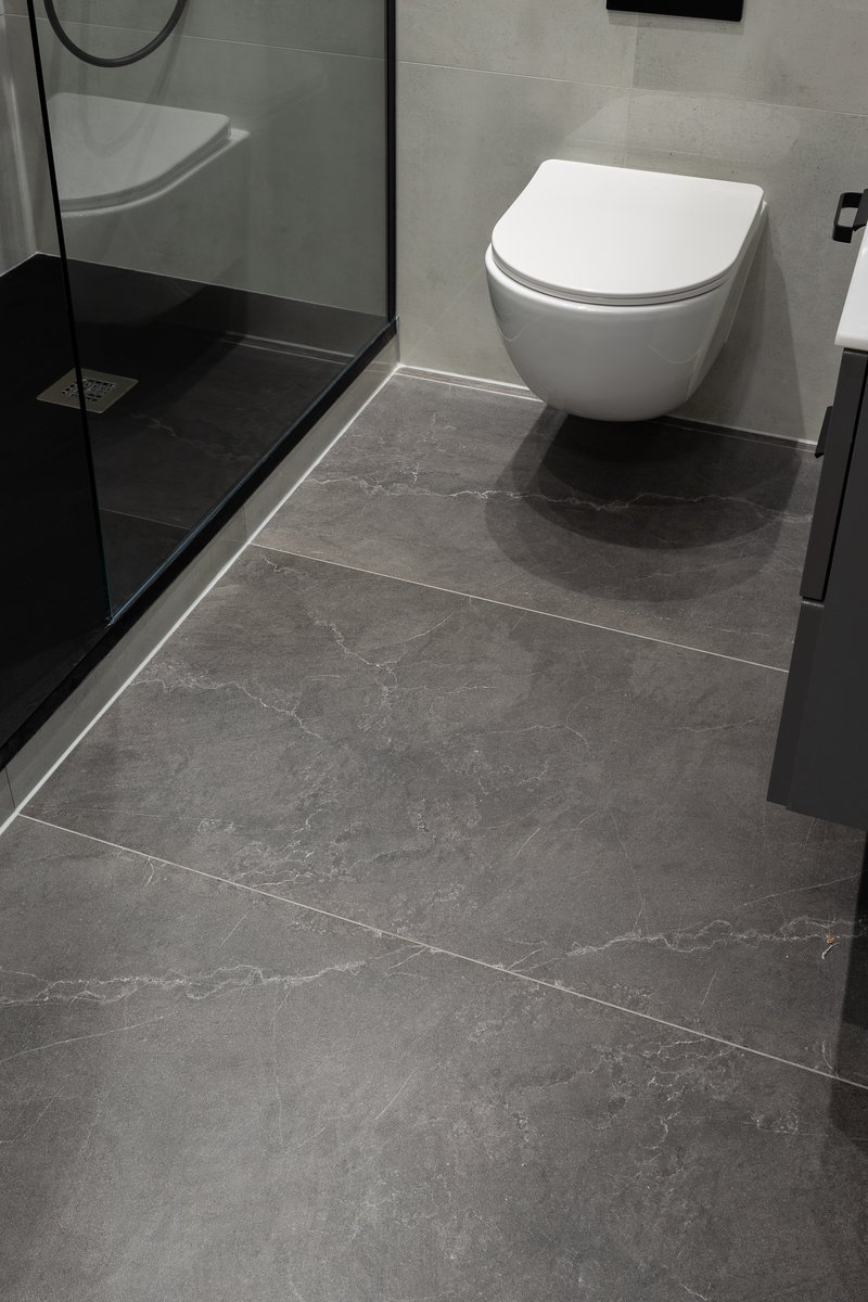 Soho Grey Limestone-Effect Matt Porcelain Tile 120x60cm | Tile Merchant