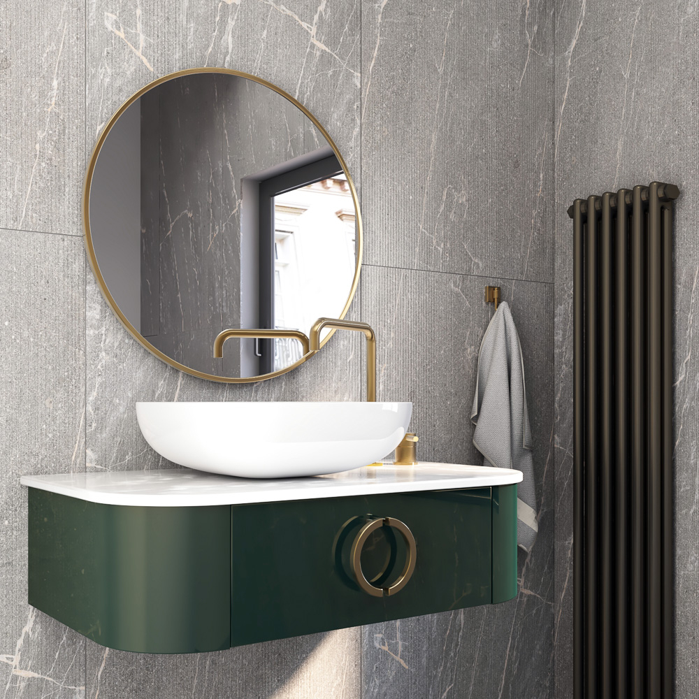 Agora Grey Décor Marble-Effect Matt Porcelain Tile 120x60cm | Tile Merchant