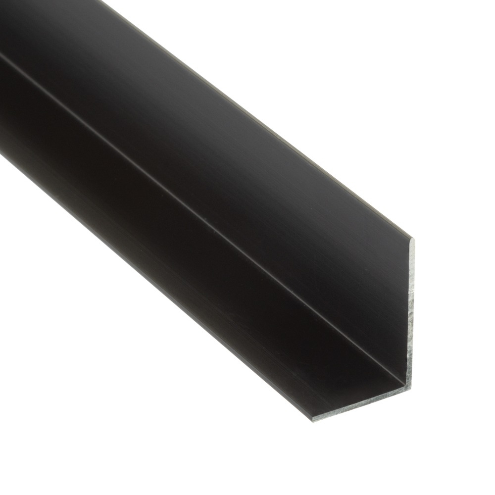 15mm Black Matt Square Edge Panel Trim 2.4m | Tile Merchant