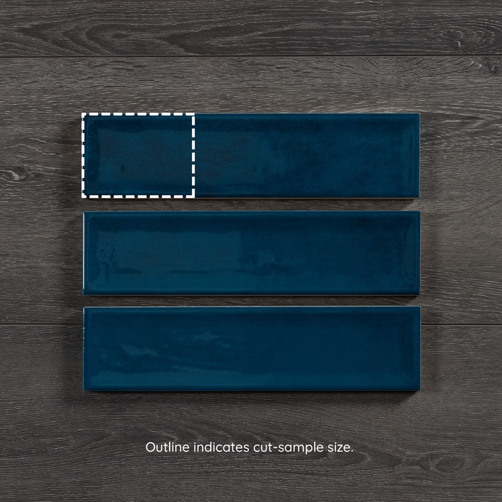 Nara Pacifico Gloss Ceramic Wall Tile 30x7.5cm | Tile Merchant