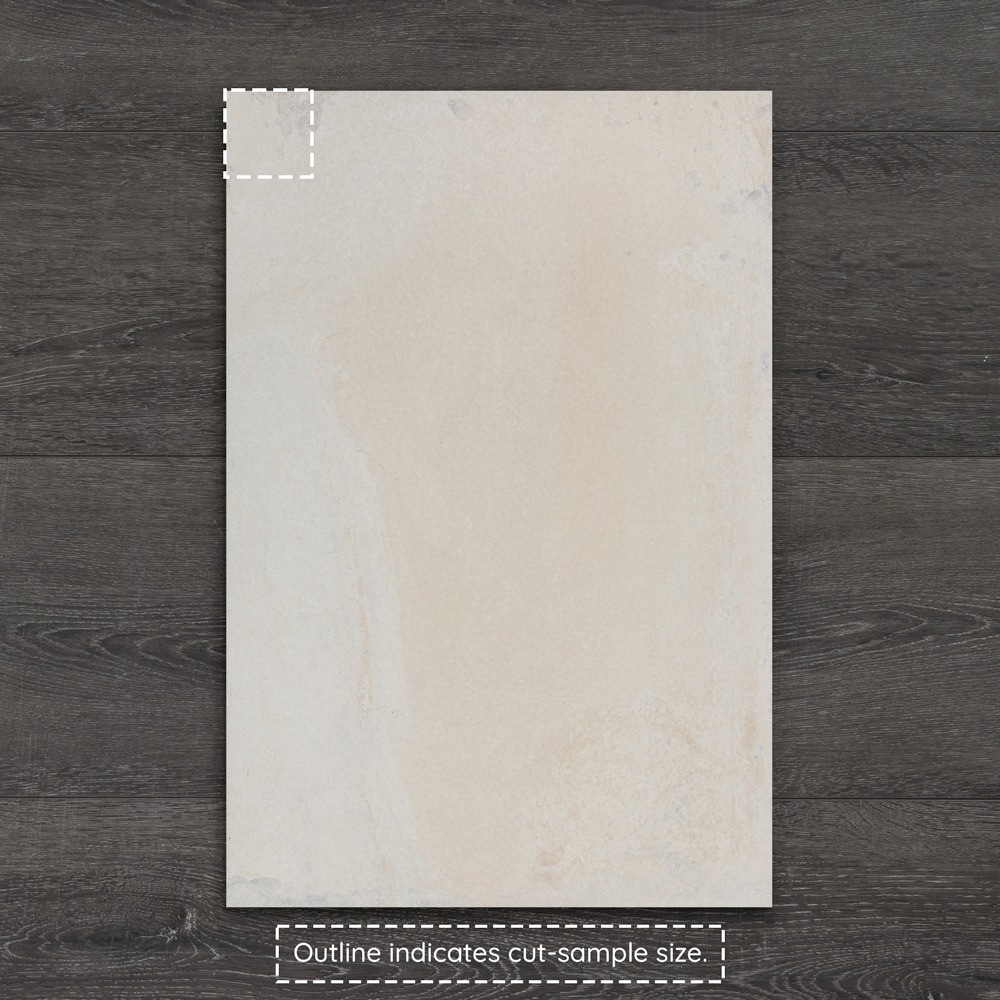 Outdoor Pacific Cream Marble-Effect Matt Porcelain Tile 90x60cm | Tile ...